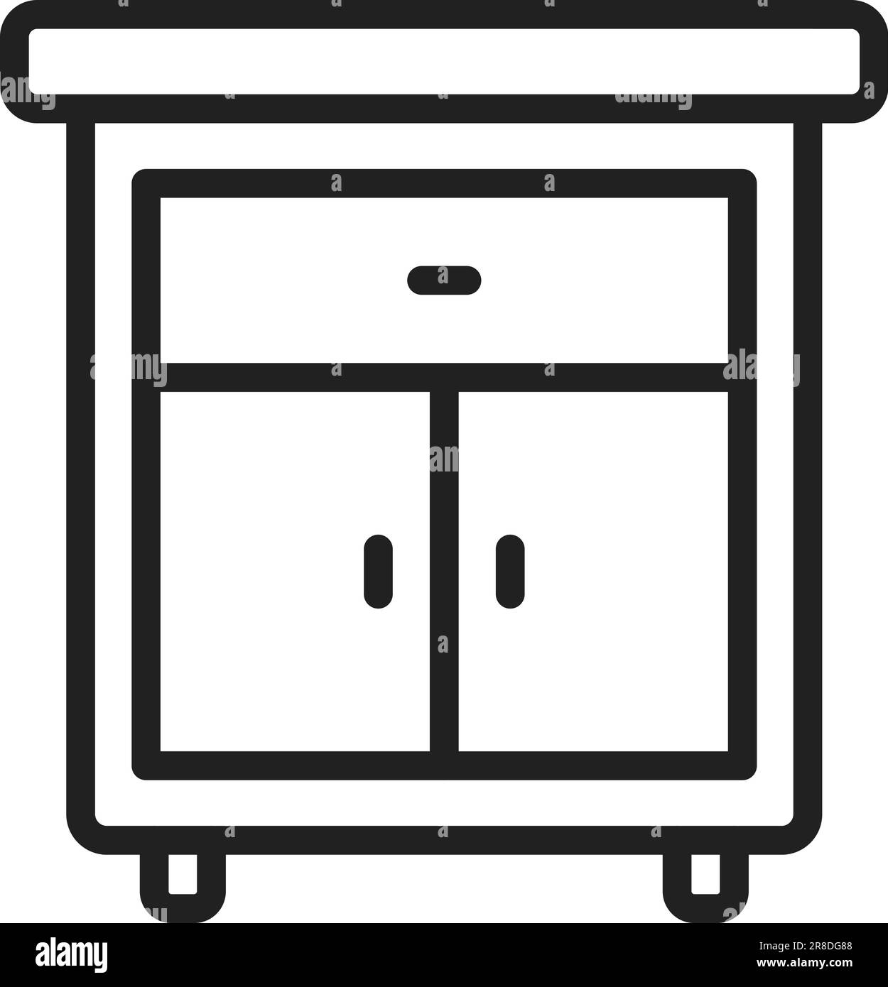Cabinet Drawer Icon Image Stock Vector Image & Art - Alamy