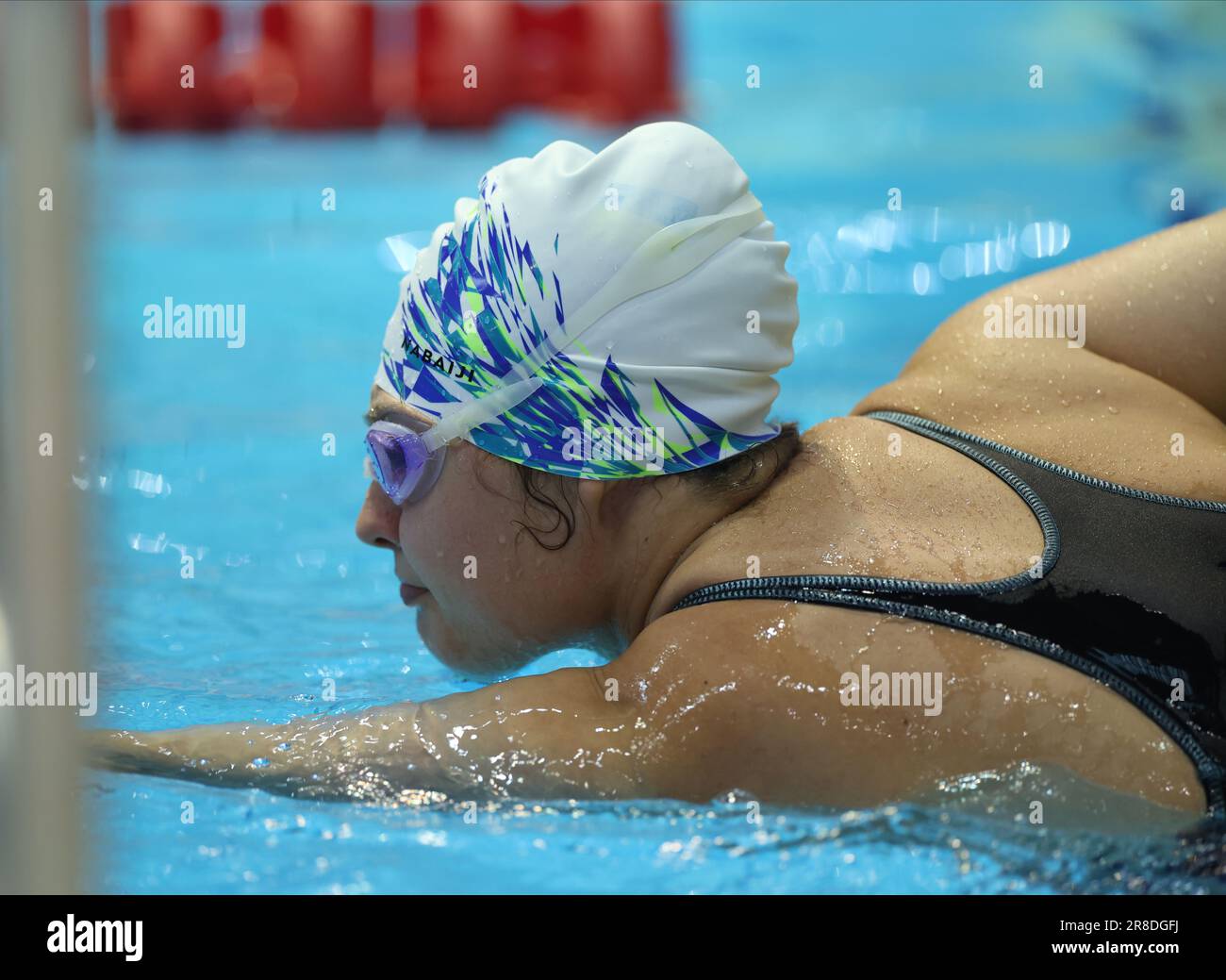 Berlin, Germany. 20th June, 2023. SO Ukraine swimmer Anastasiia Kushnir ...
