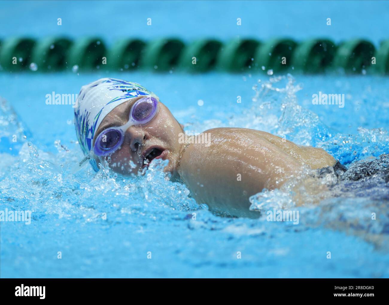 Berlin, Germany. 20th June, 2023. SO Ukraine swimmer Anastasiia Kushnir ...