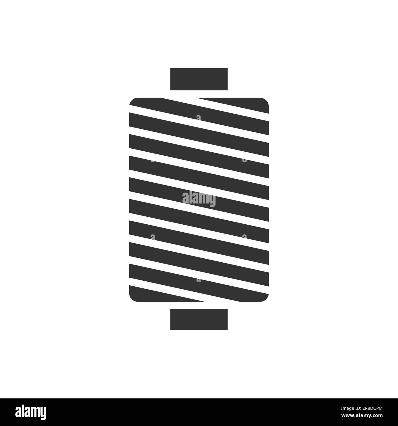 thread silhouette vector icon Stock Vector Image & Art - Alamy