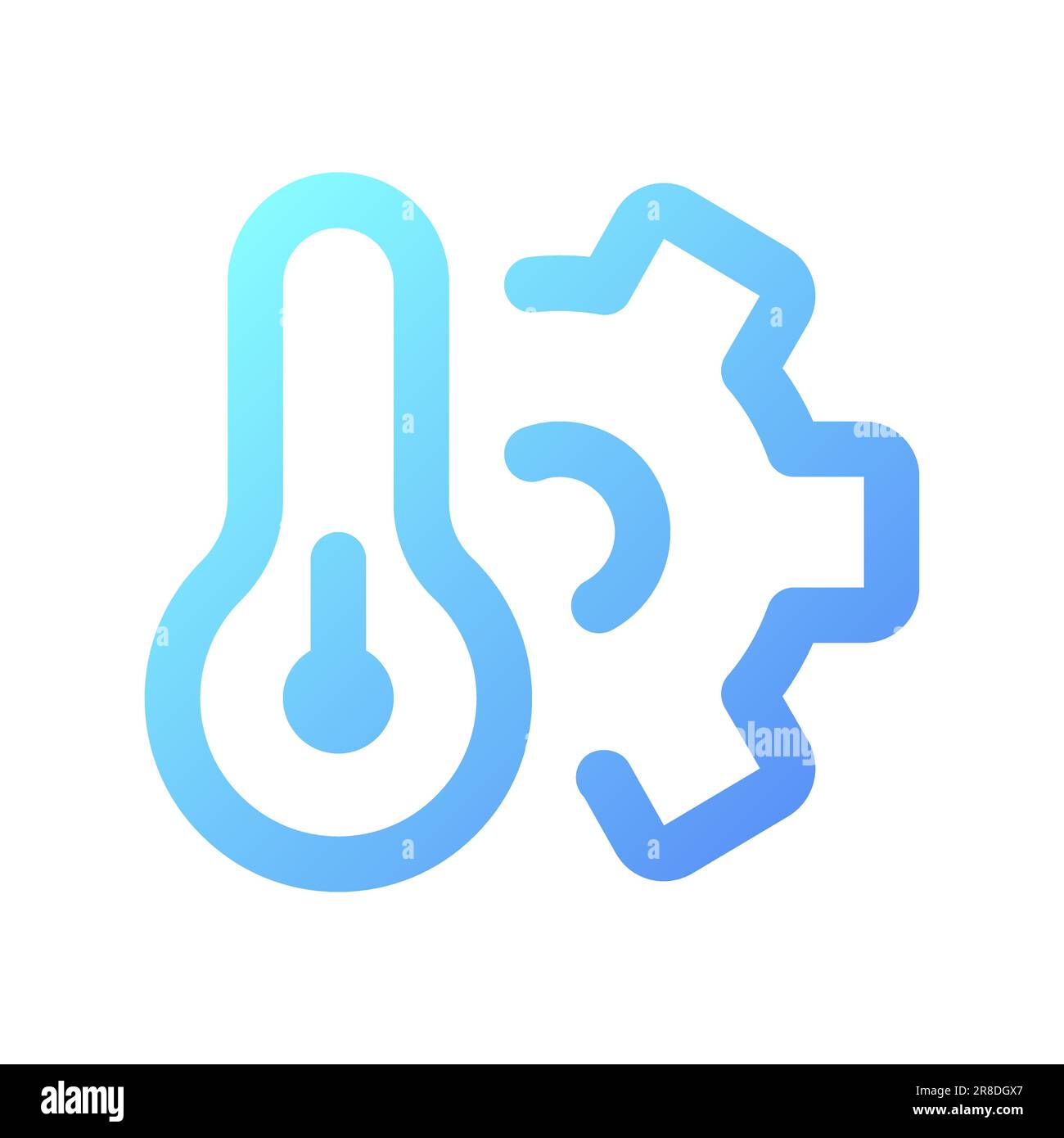 Fix conditioning system pixel perfect gradient linear ui icon Stock Vector Image & Art - Alamy