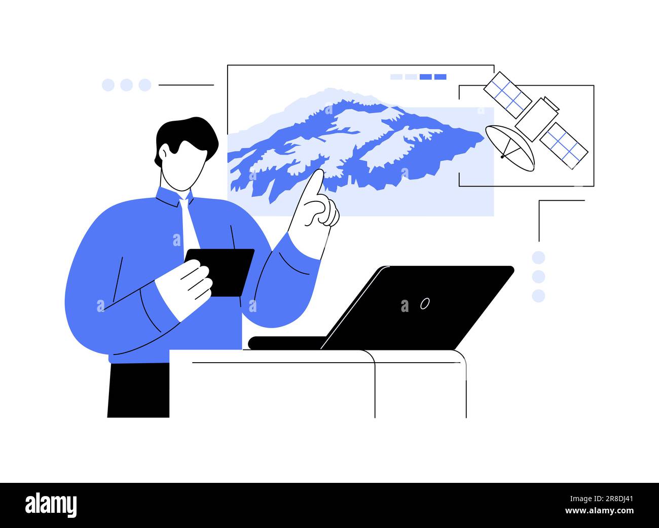 Remote sensing data Stock Vector Images - Alamy