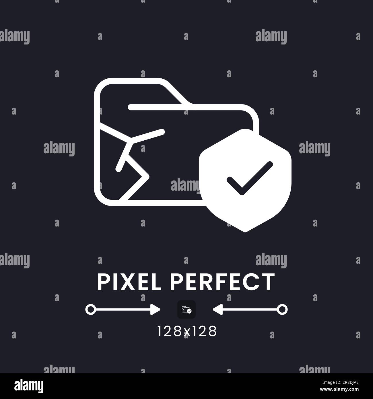 Data loss prevention white solid desktop icon Stock Vector Image & Art ... Data loss prevention white solid desktop icon Stock Vector Image & Art ...