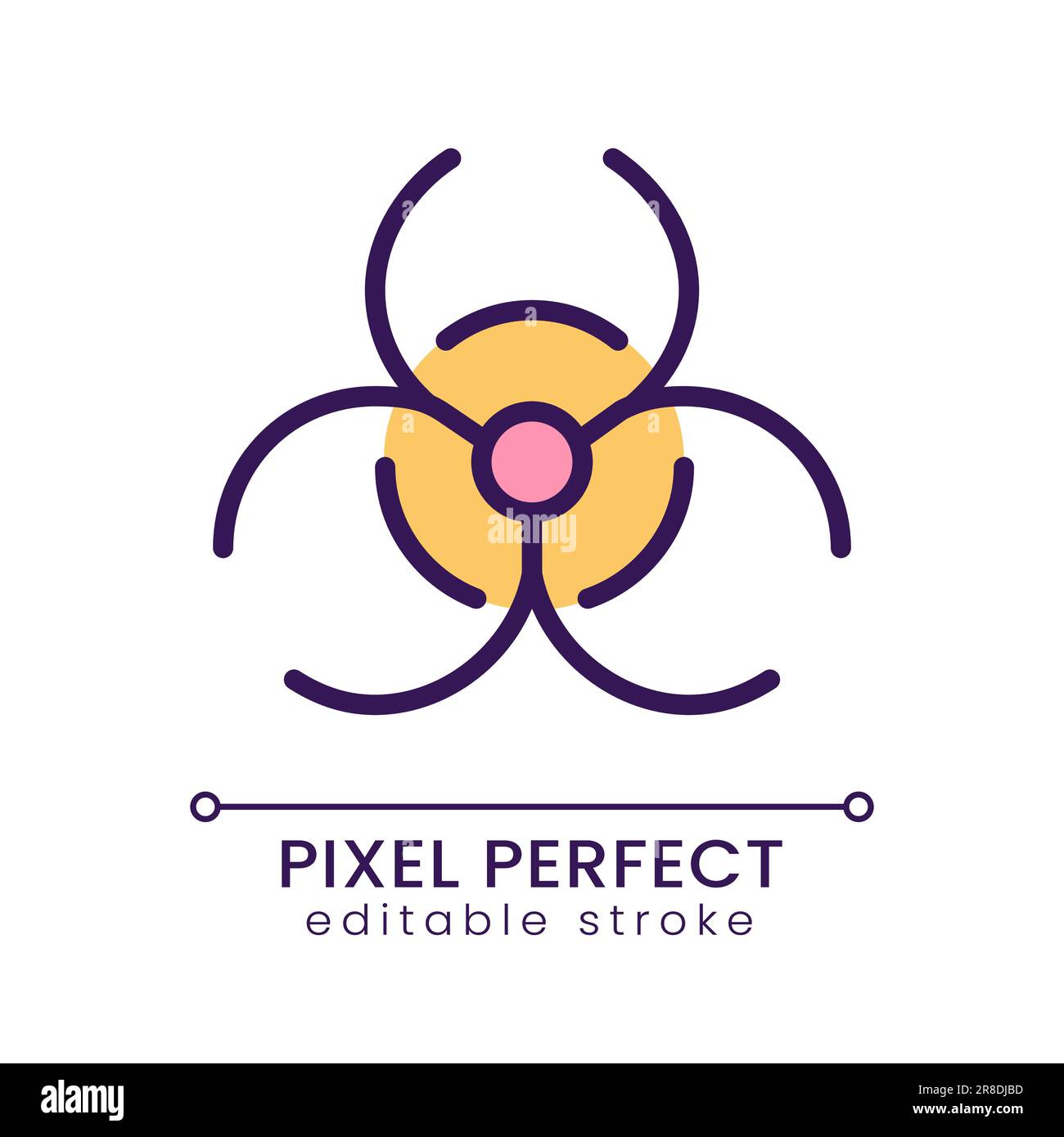 Lab logo warning biohazard hi-res stock photography and images - Alamy