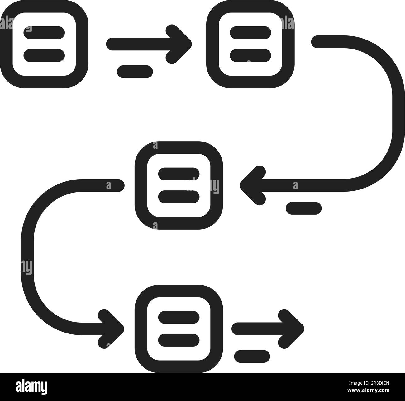 Direction Icon Image Stock Vector Image & Art - Alamy