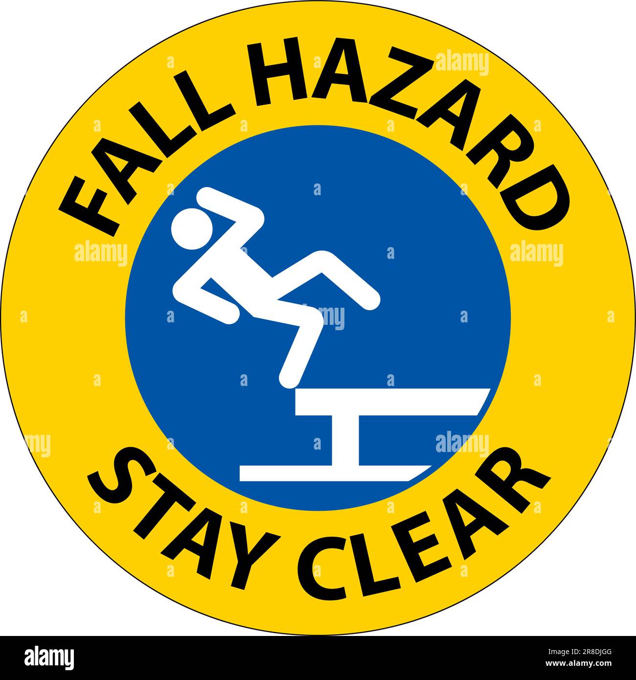 Fall hazard on stairs Stock Vector Images - Alamy