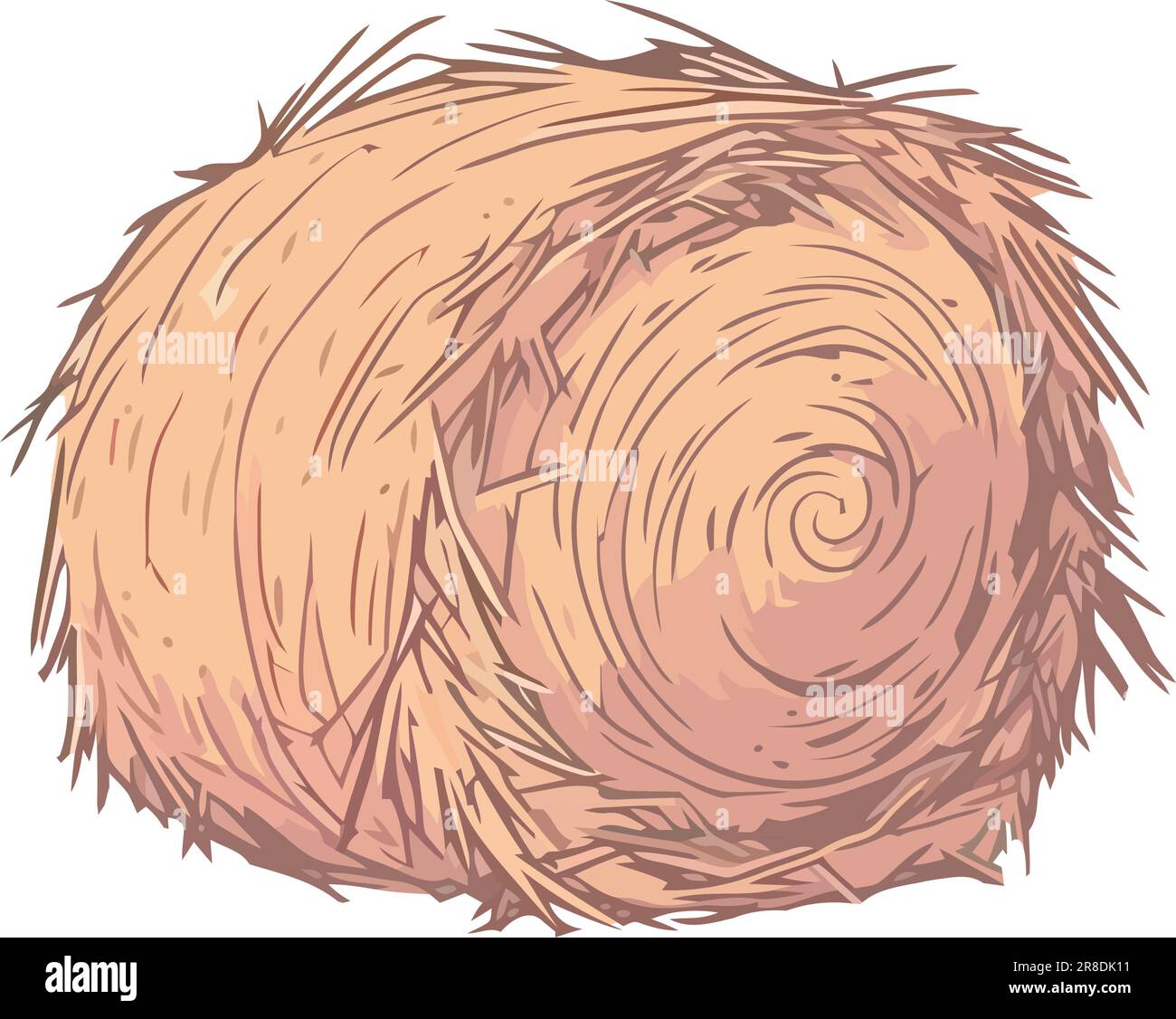 Vector illustration of lot of straw and hay Stock Vector Image & Art ...