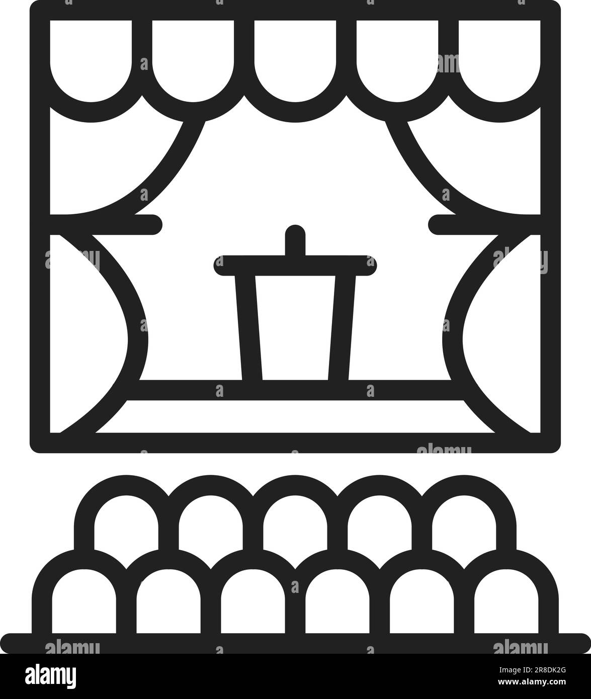 Auditorium design Cut Out Stock Images & Pictures - Alamy