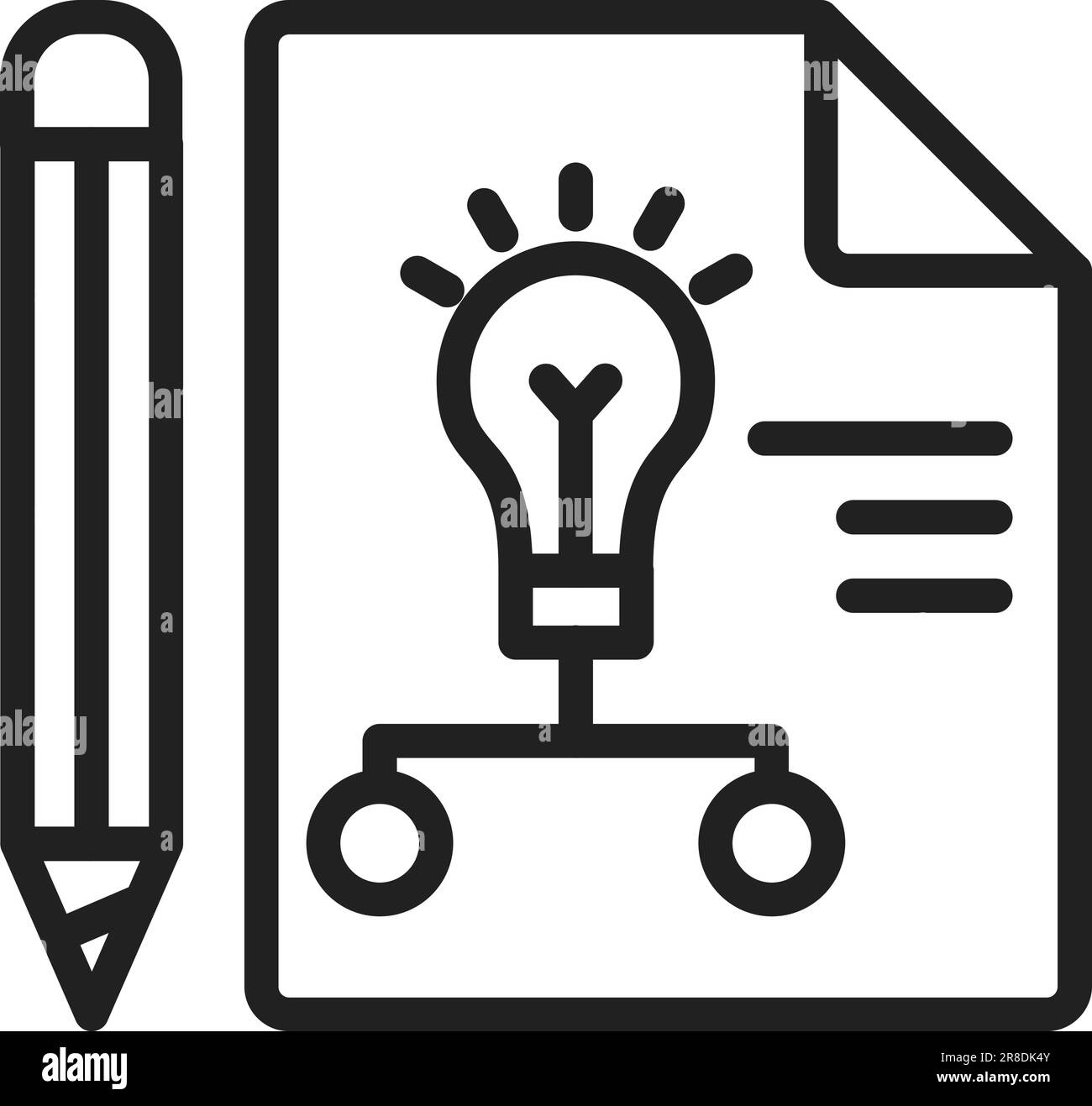 Agenda Icon Image Stock Vector Image & Art - Alamy