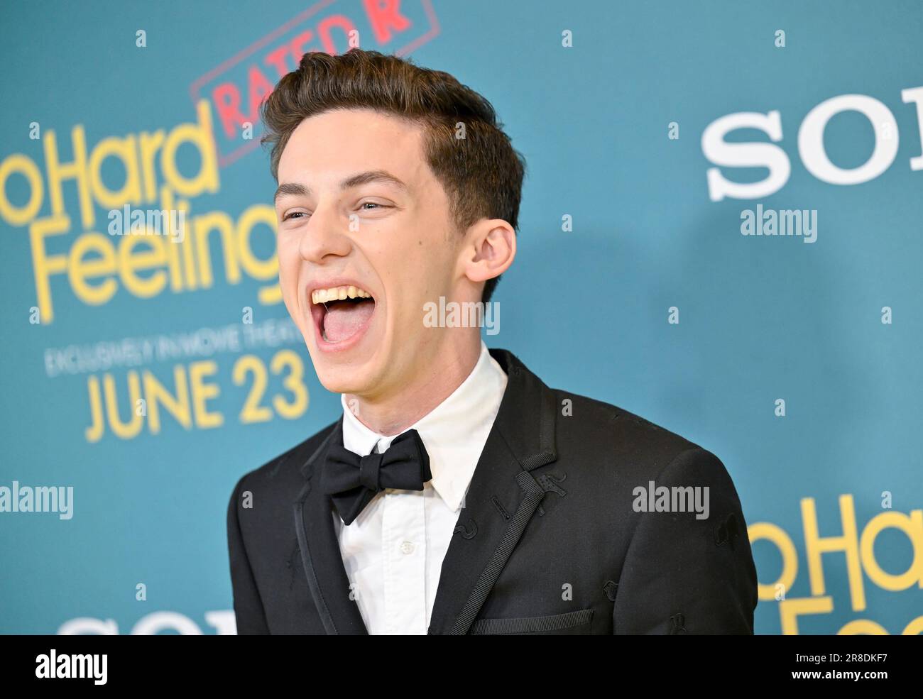 Andrew Feldman attends the premiere for "No Hard Feelings" at AMC ...