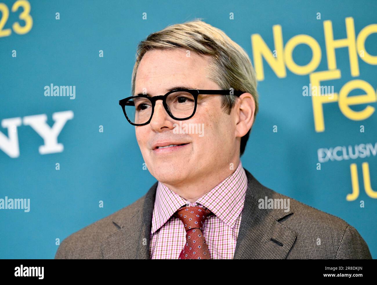 Matthew Broderick attends the premiere for "No Hard Feelings" at AMC ...