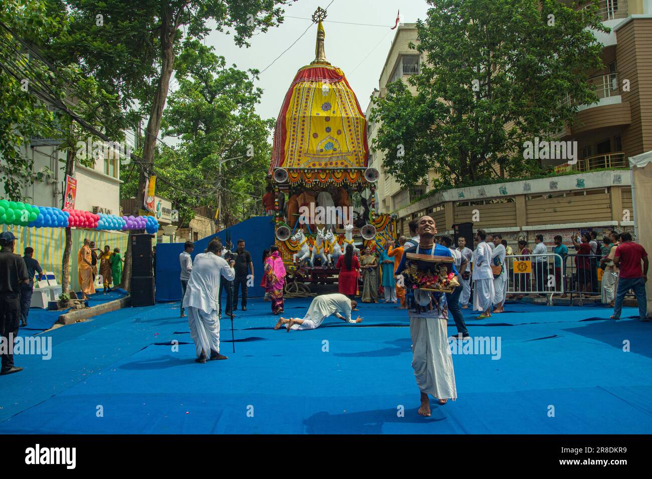 Iskcon devotees hi-res stock photography and images - Alamy