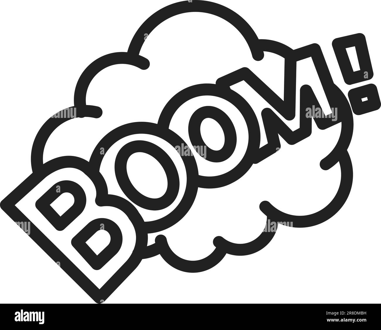 Boom Bubble Icon Image Stock Vector Image & Art - Alamy