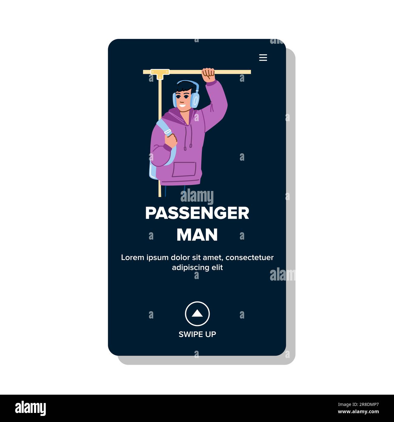 passenger man vector Stock Vector Image & Art - Alamy