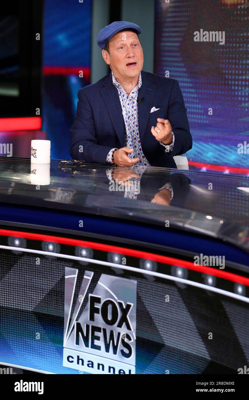 Comedian Rob Schneider appears on "Jesse Watters Primetime" to promote ...