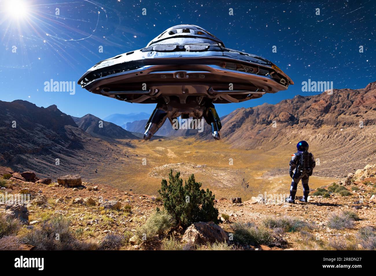 Exploring new worlds Stock Photo - Alamy