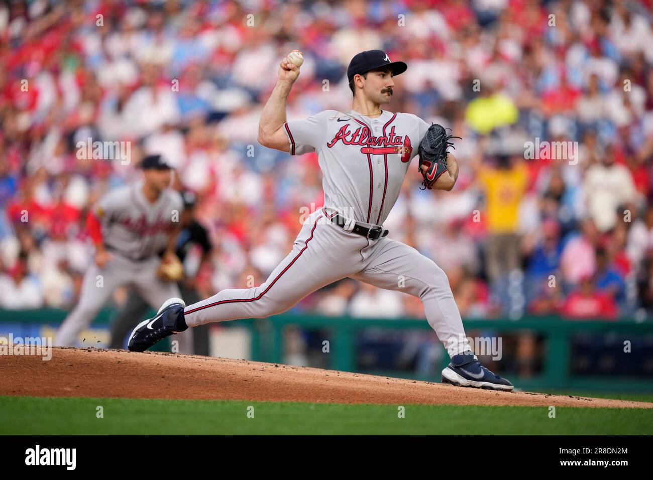 Atlanta Braves' Spencer Strider plays during a baseball game, Tuesday ...