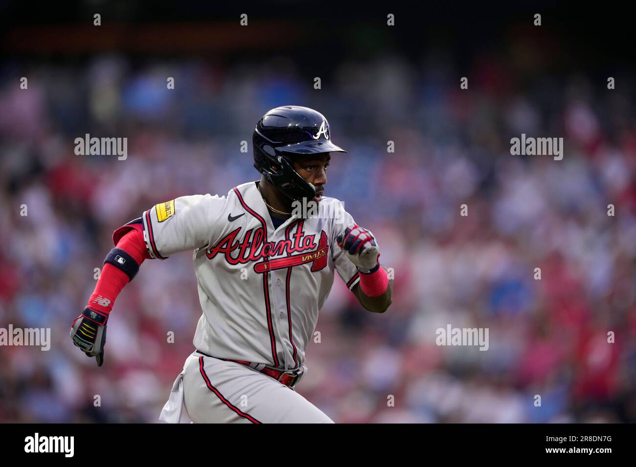Atlanta Braves' Michael Harris II plays during a baseball game, Tuesday ...