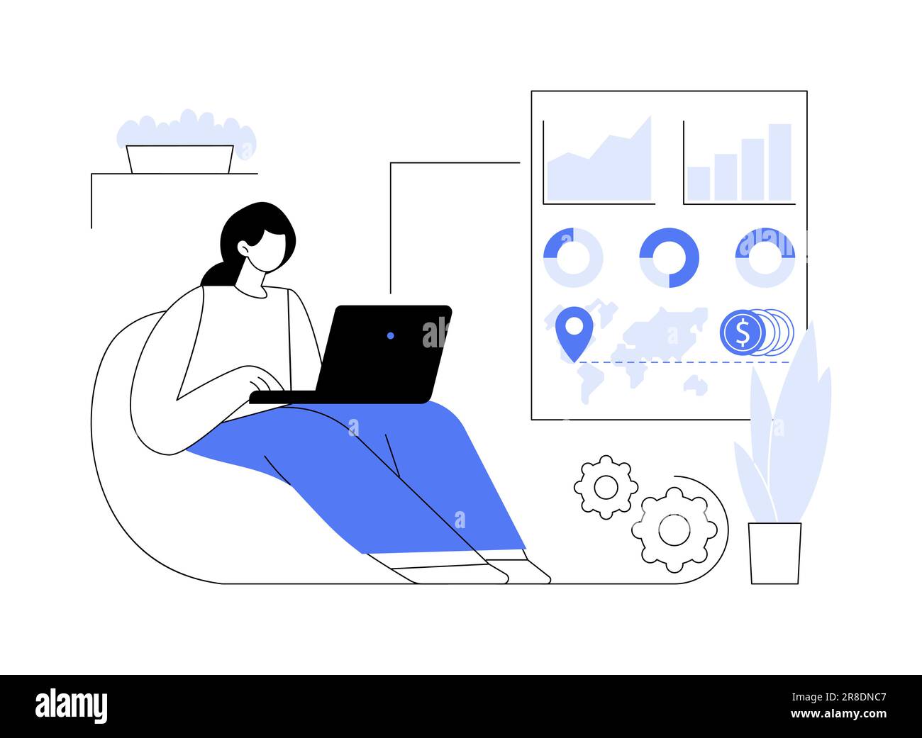Campaign management abstract concept vector illustration Stock Vector ...
