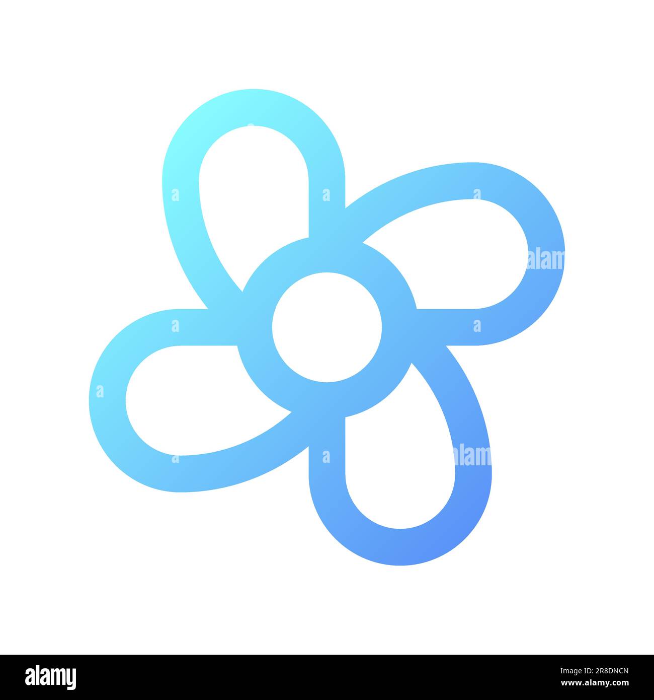 Fan pixel perfect gradient linear ui icon Stock Vector Image & Art - Alamy