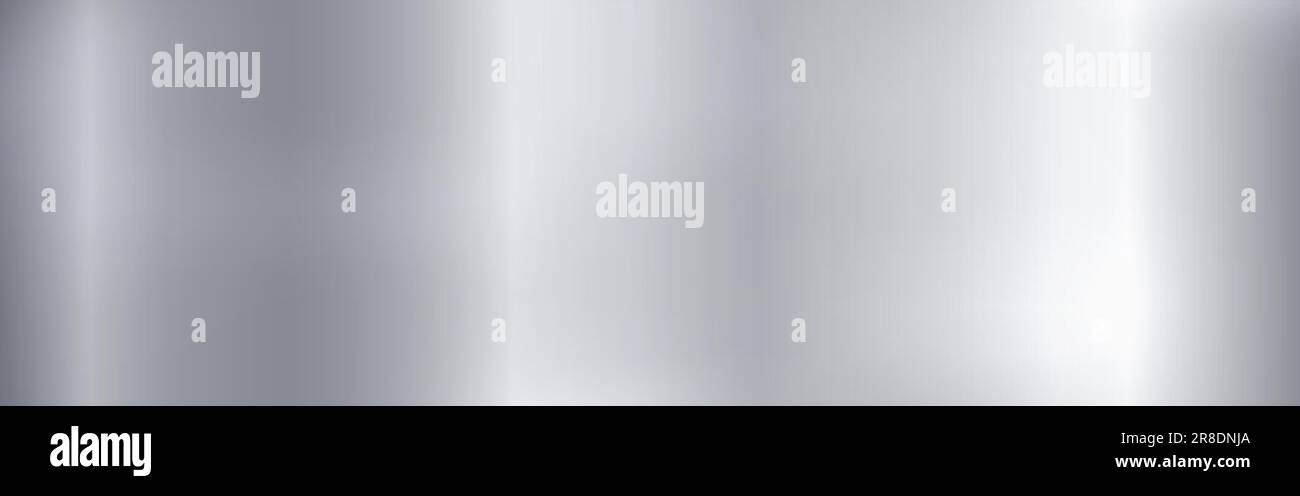 Metal texture. Wide silver material. Steel background with light ...