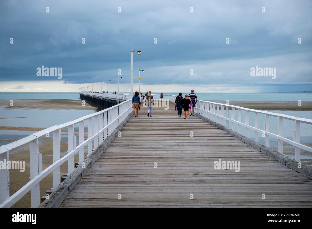 On the Urangan Jetty Stock Photo - Alamy