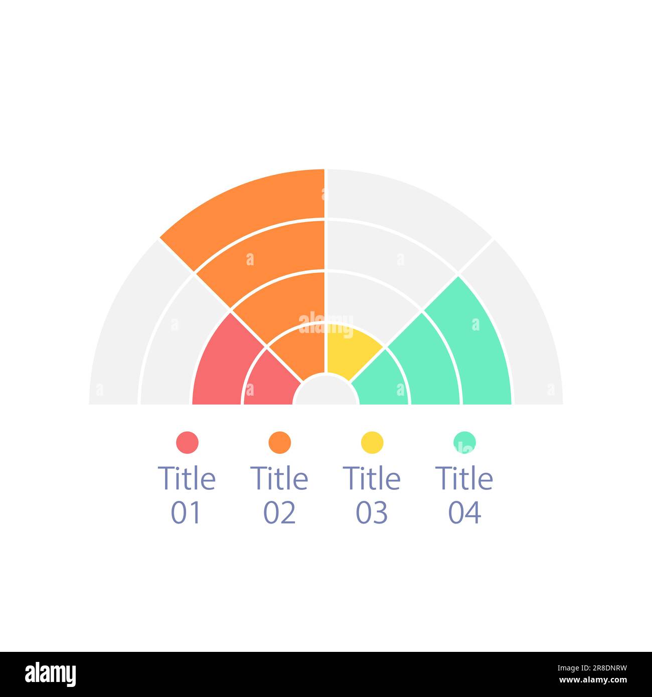 Semi circle diagram vector hi-res stock photography and images - Alamy