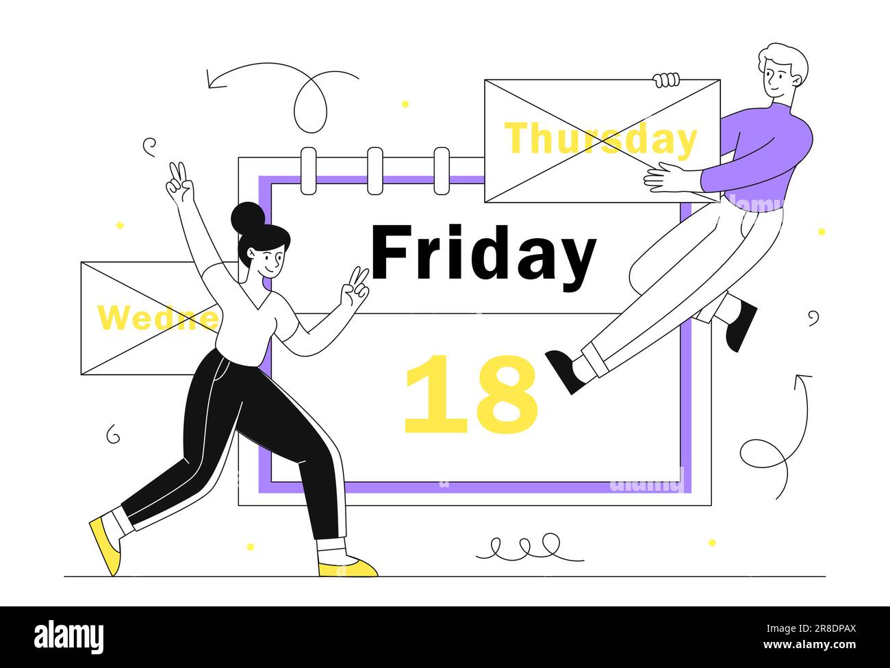 Friday project Stock Vector Images - Alamy