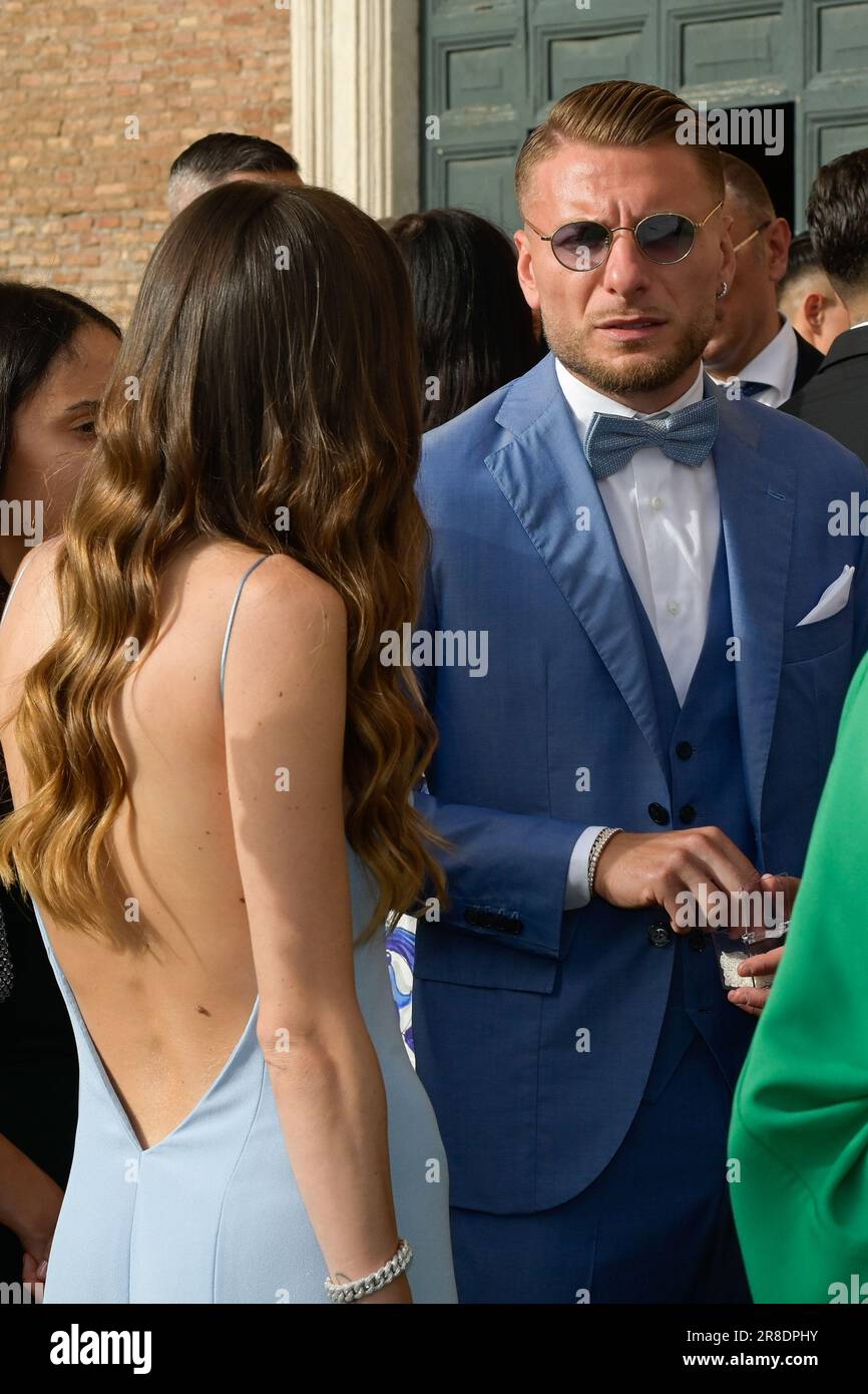 Rome, Italy. 20th June, 2023. Ciro Immobile attends the wedding of the ...