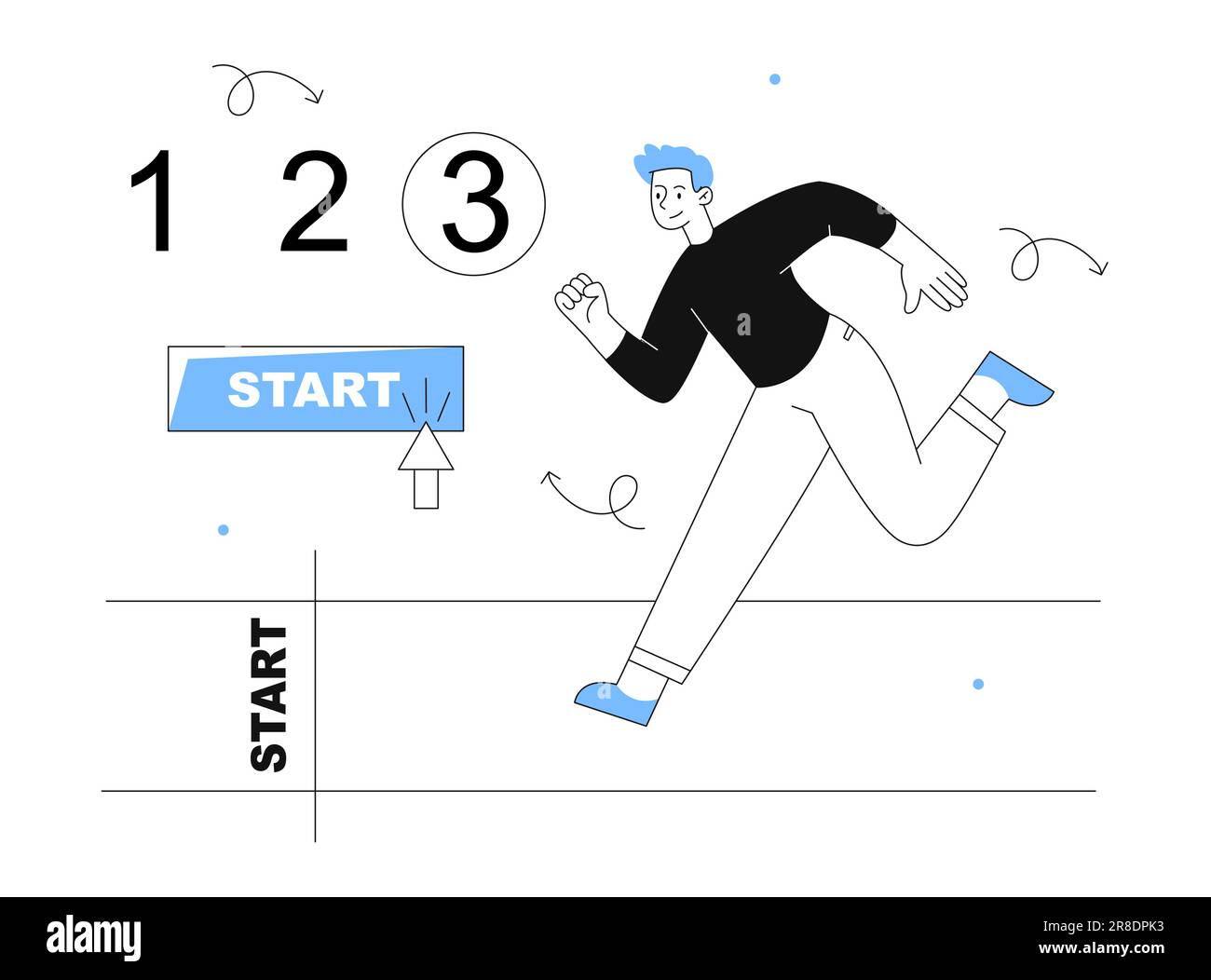 Preparation for work line concept Stock Vector Image & Art - Alamy