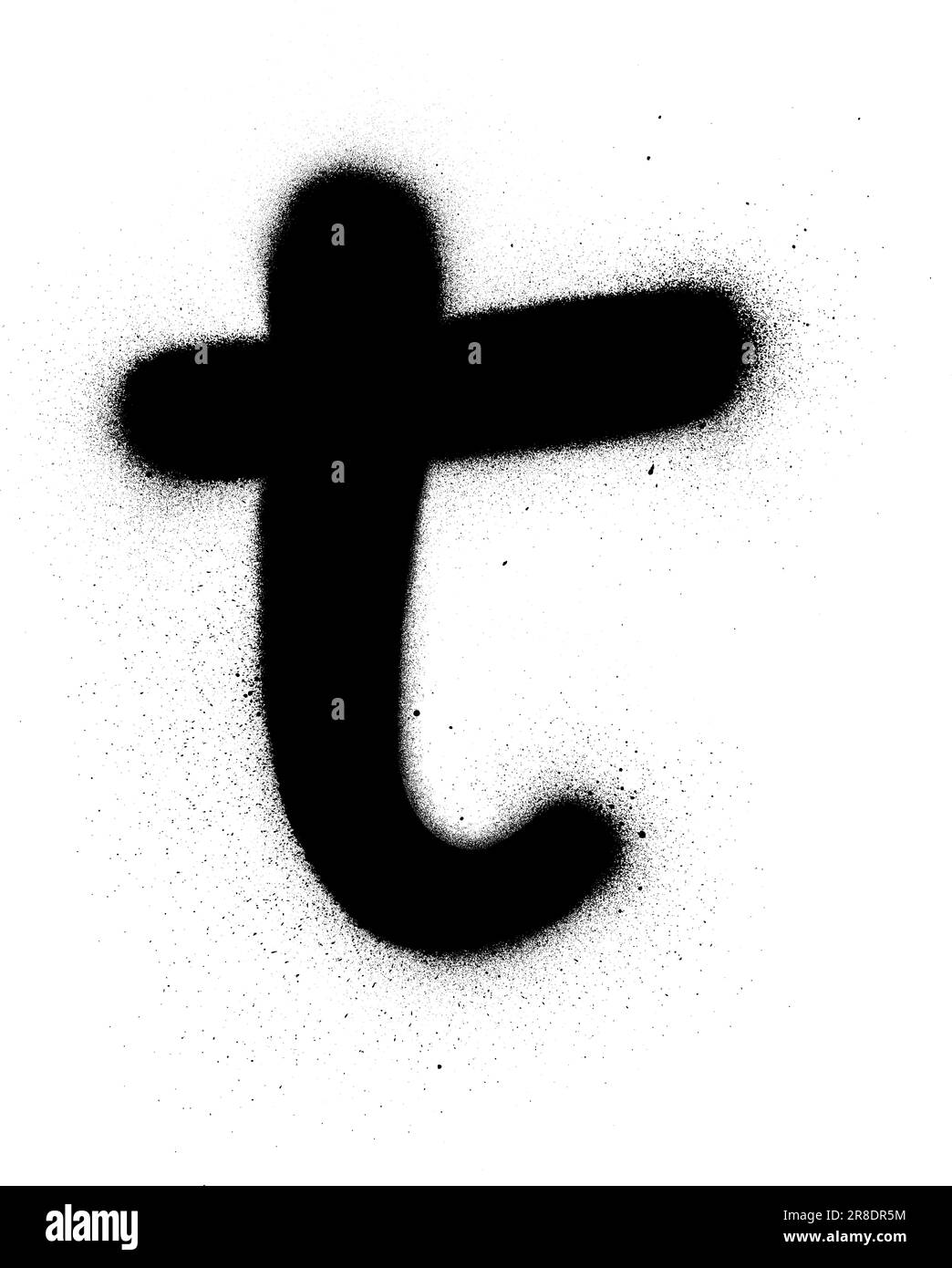 Graffiti letter t Cut Out Stock Images & Pictures - Alamy