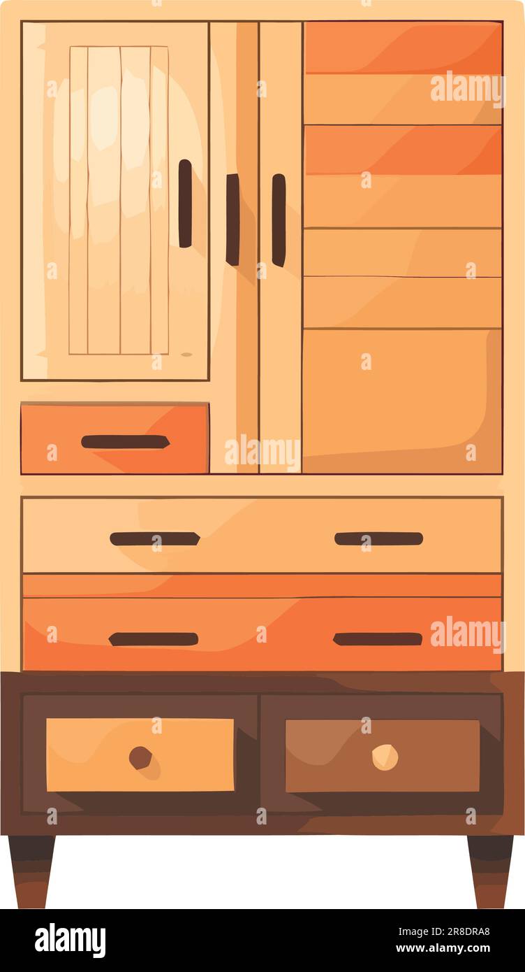 Old wooden closed door Stock Vector Images - Alamy