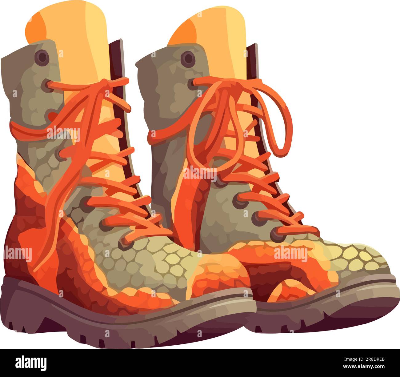 Boots leather sports Stock Vector Images - Alamy