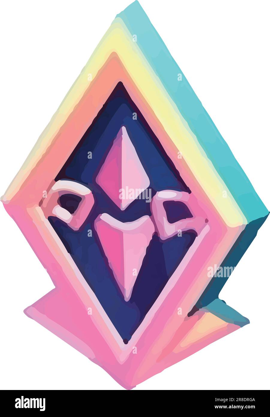 pink magic rune mysterious icon Stock Vector Image & Art - Alamy