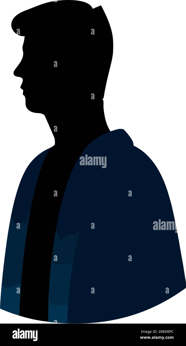 One silhouette of man Stock Vector Image & Art - Alamy