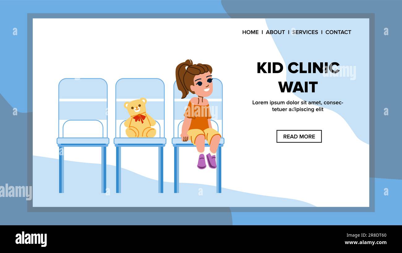 kid clinic wait vector Stock Vector Image & Art - Alamy