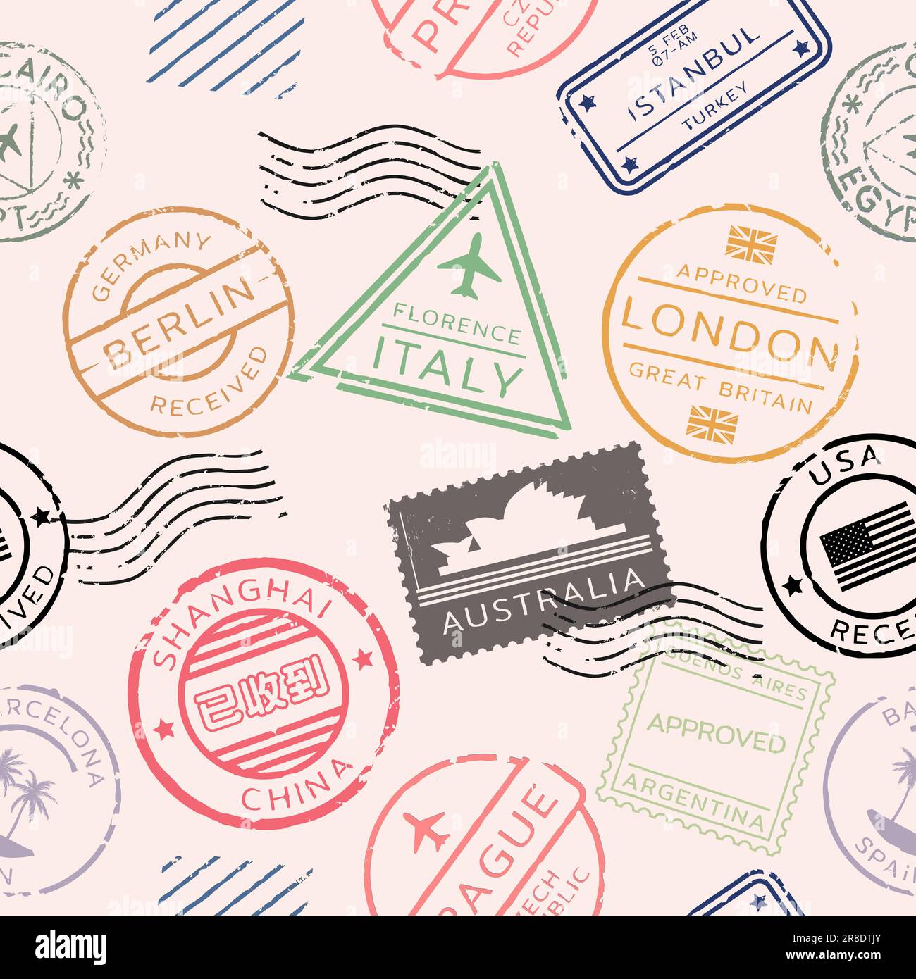 Passport Stamps Of The World