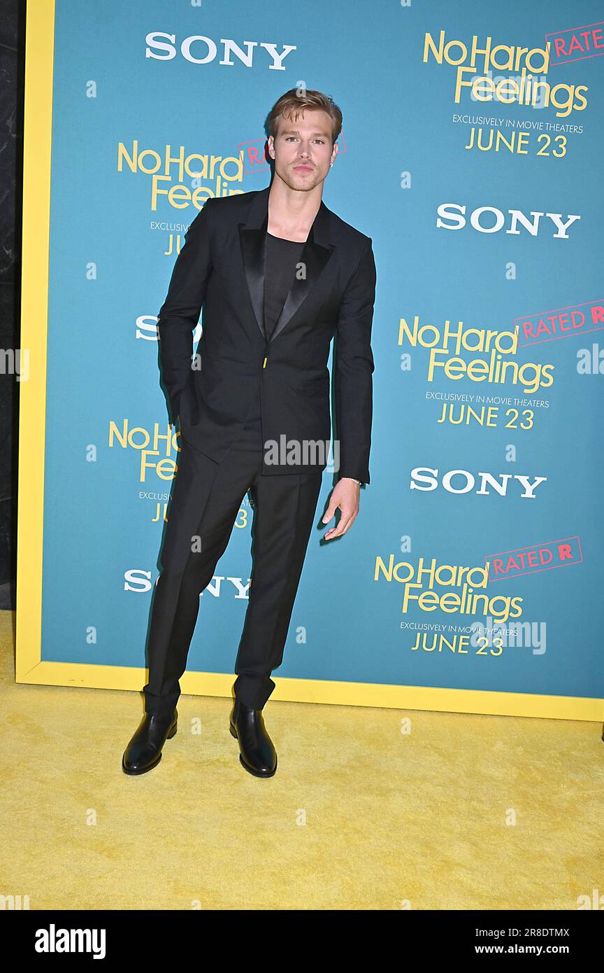 Matthew Noszka attends The US Premiere of "No Hard Feelings" at AMC ...