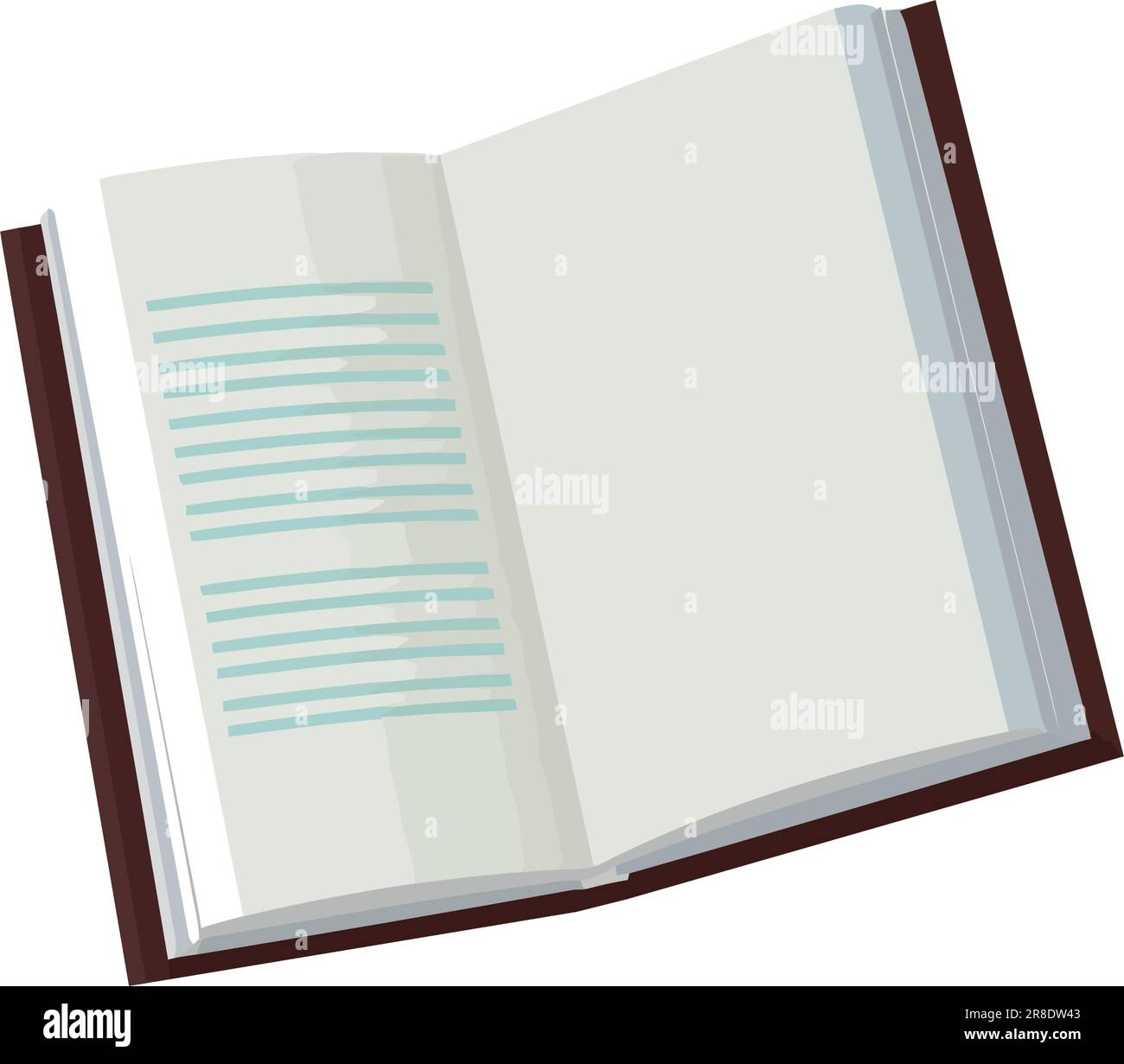 Learning literature from a blank textbook page Stock Vector Image & Art ...
