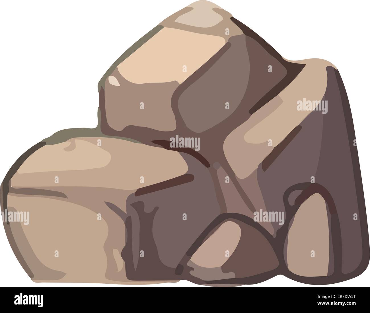 landscape with granite rocks icon Stock Vector Image & Art - Alamy