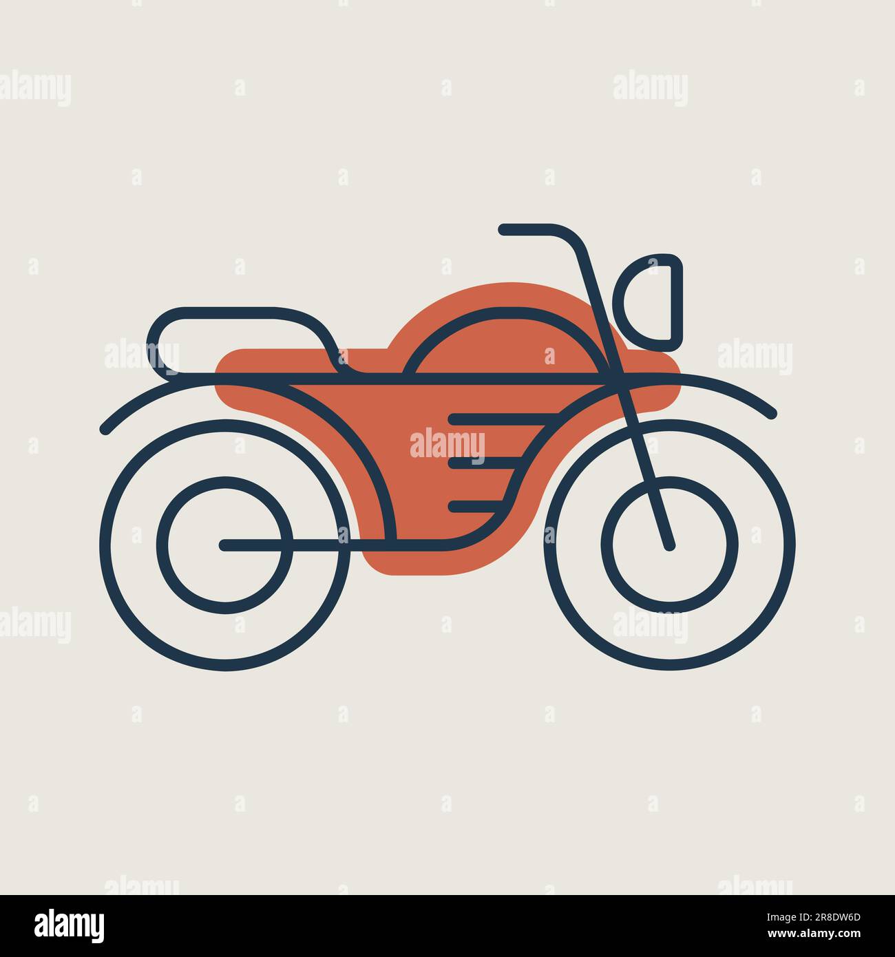 Motorcycle vector isolated icon. Graph symbol for travel and tourism ...