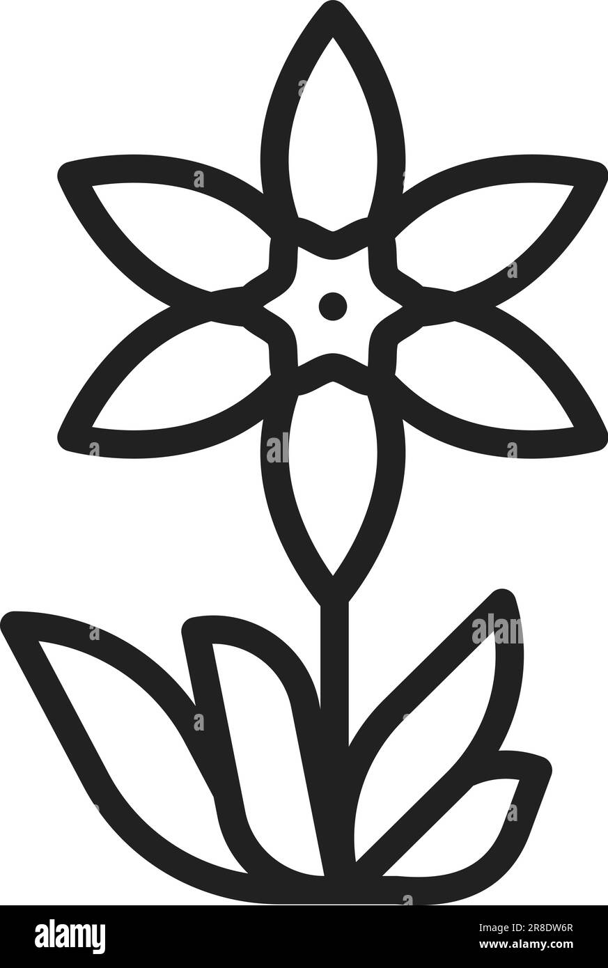 Daffodil icon Cut Out Stock Images & Pictures - Alamy