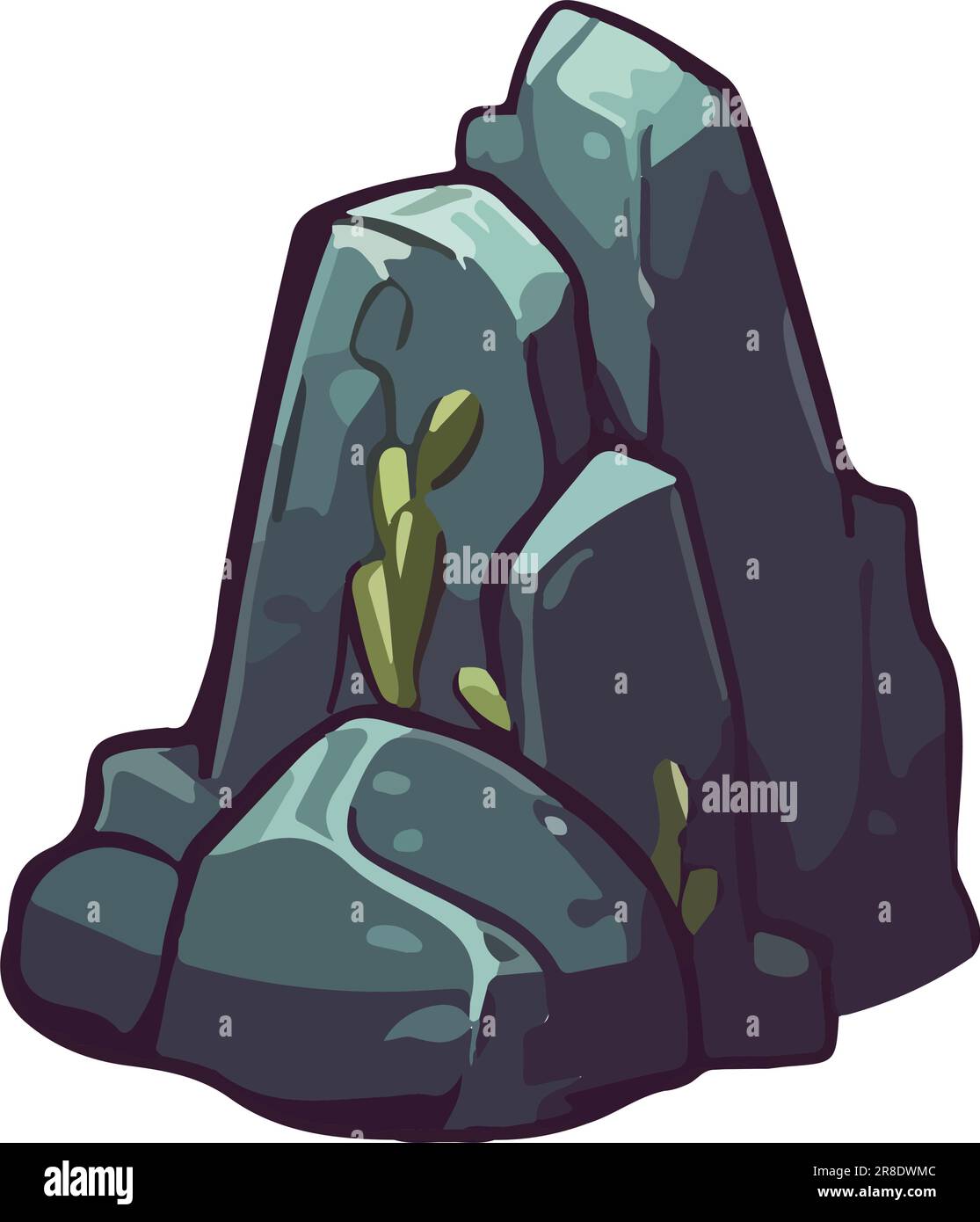 solid stone material vector illustration Stock Vector Image & Art - Alamy