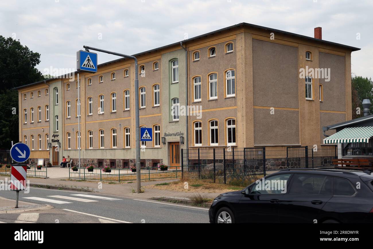 PRODUCTION - 19 June 2023, Alt Schwerin: The Reaper Barracks in the ...