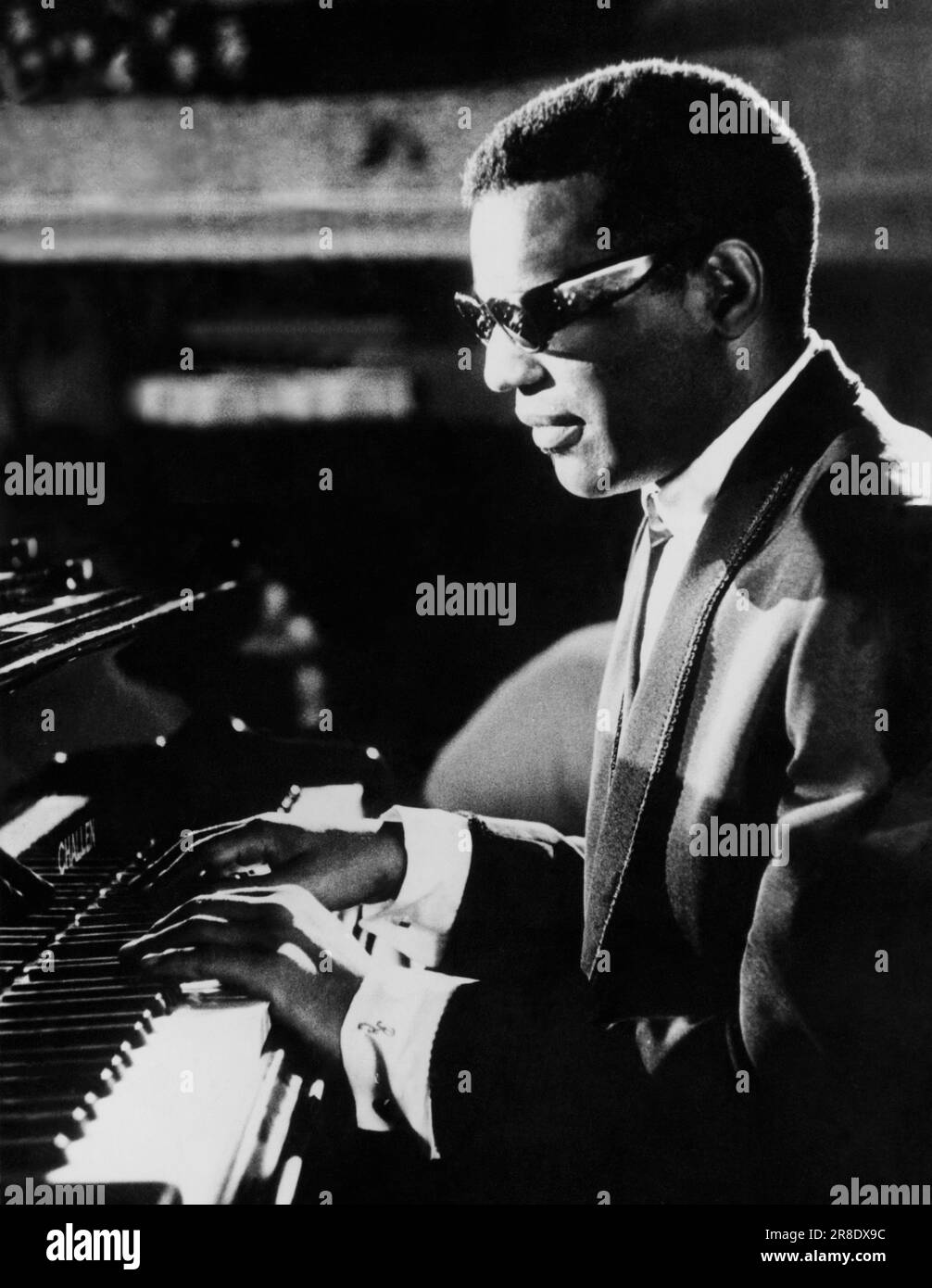Dublin, Ireland: July 11, 1964. Ray Charles makes his film debut. He is ...