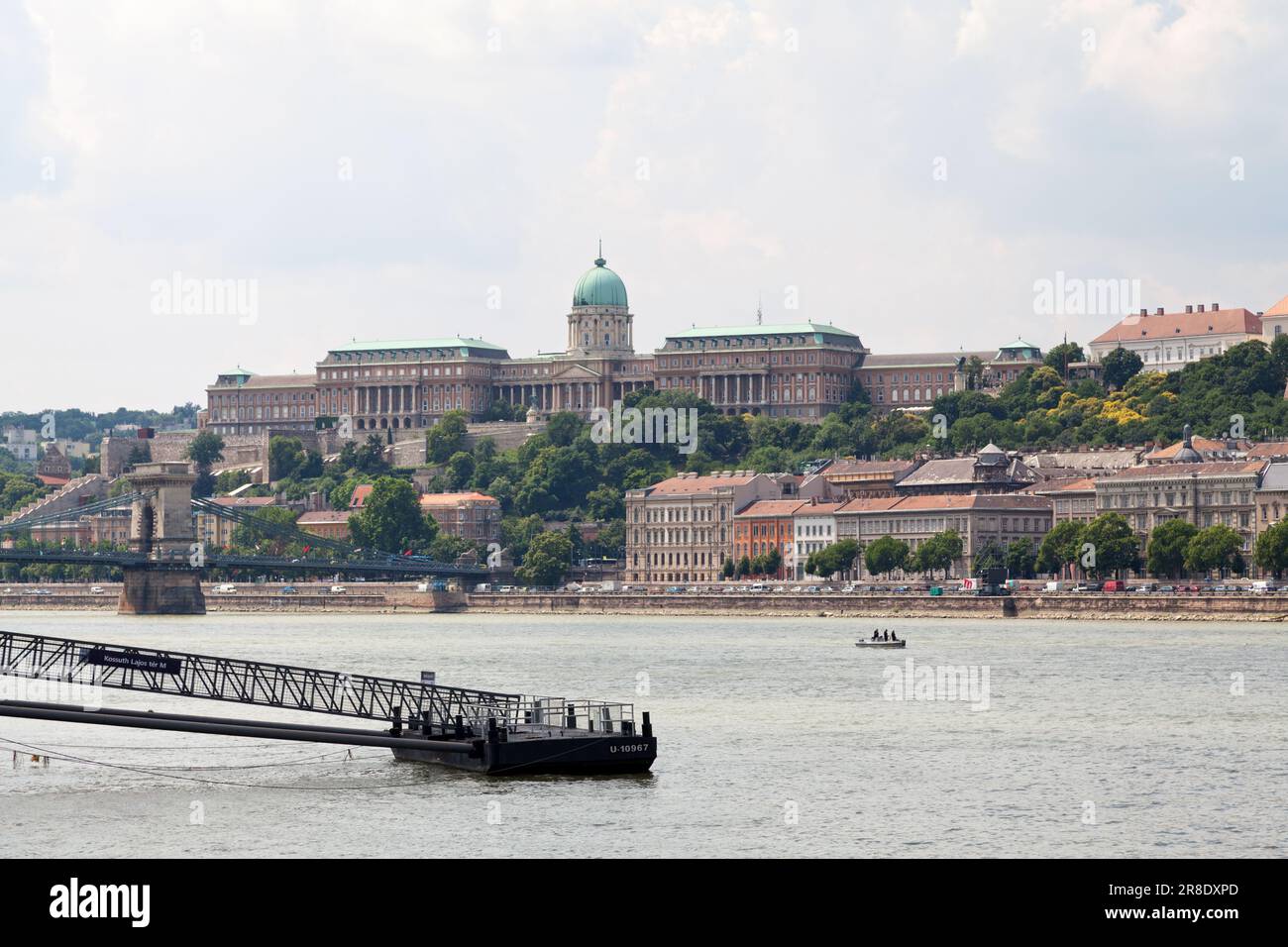 Budapest, Hungary - June 21 2018: Buda Castle is the historical castle ...