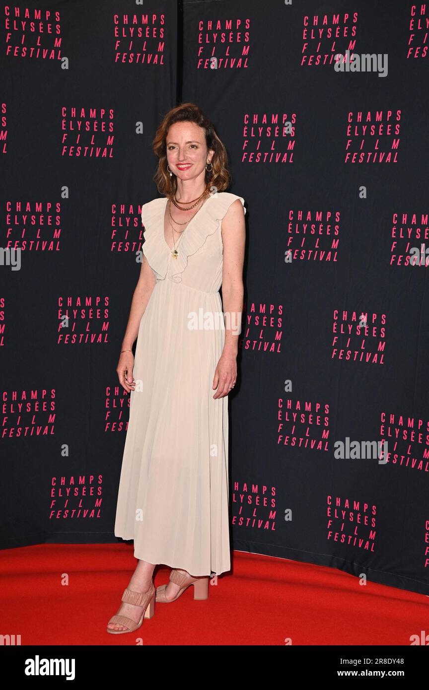 Paris, France. 20th June, 2023. Musician Irene Dresel arriving to the ...