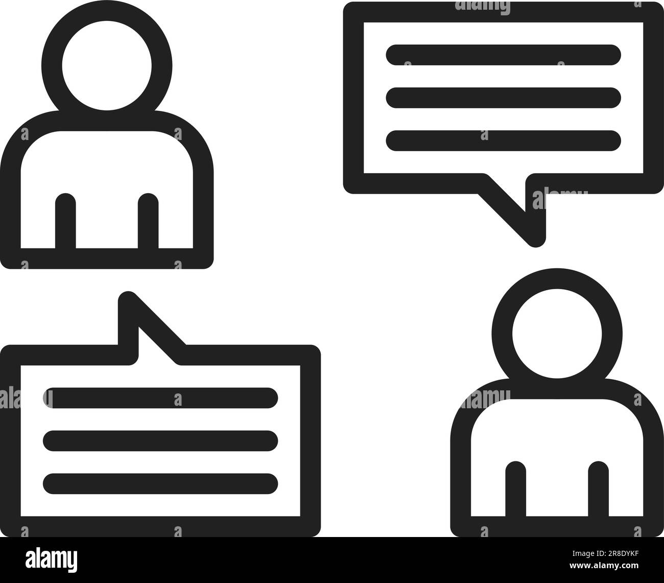 Businessman chat Black and White Stock Photos & Images - Alamy