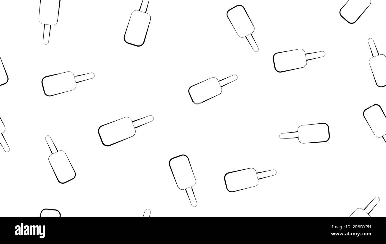 ice cream on a stick on a brown background, pattern, vector ...