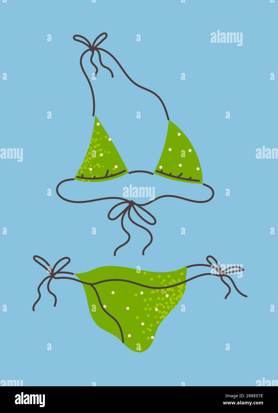 Swimming suit vector element of summer beach vacation Stock Vector ...